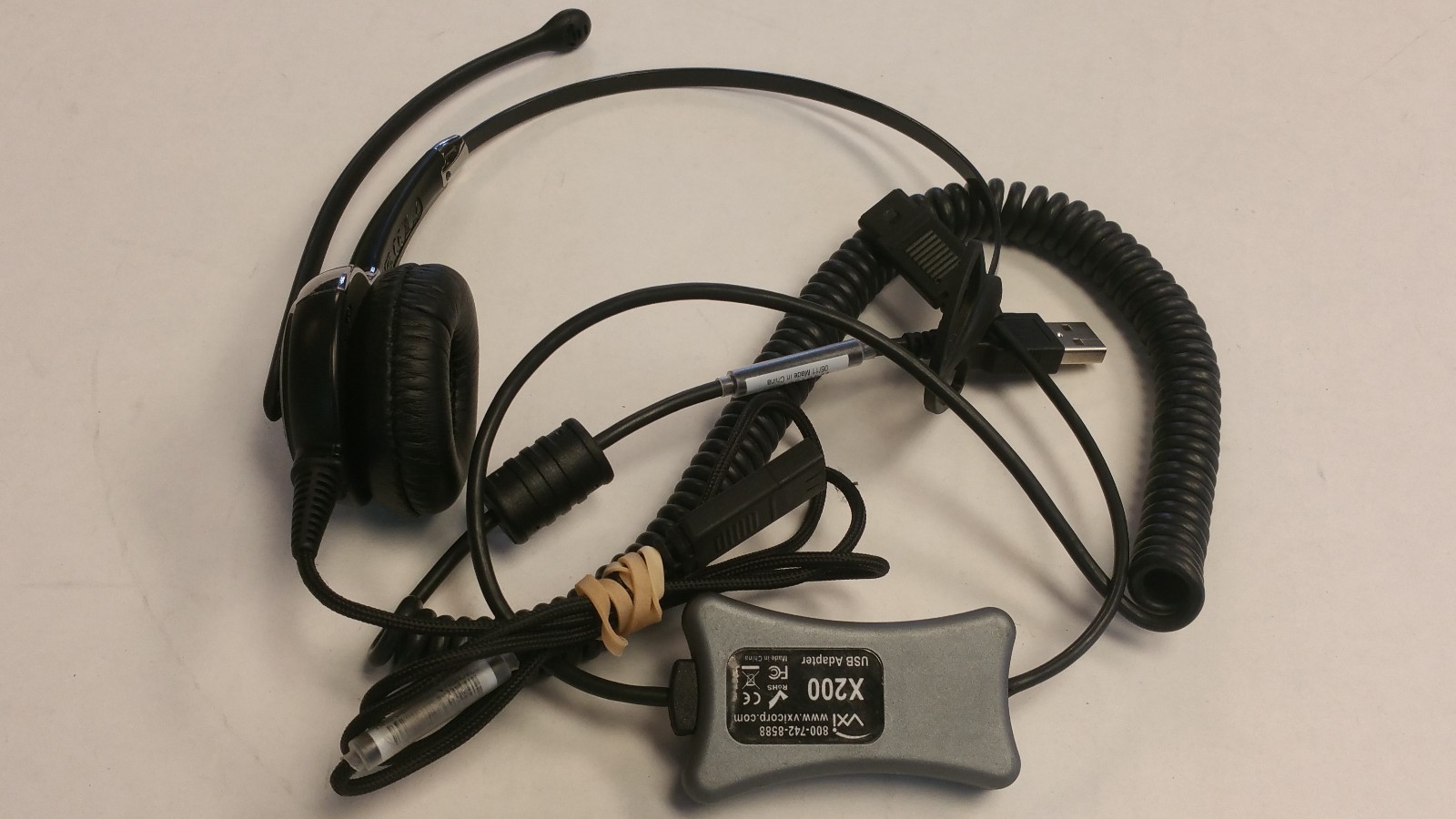 OEM VXi X200 USB Adapter, Black 607972030174 W/ HeadSet Tested | eBay