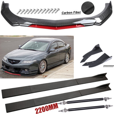 Front Bumper Lip Rear Splitter Spoiler For Acura TLX A-Spec Side Skirt ...