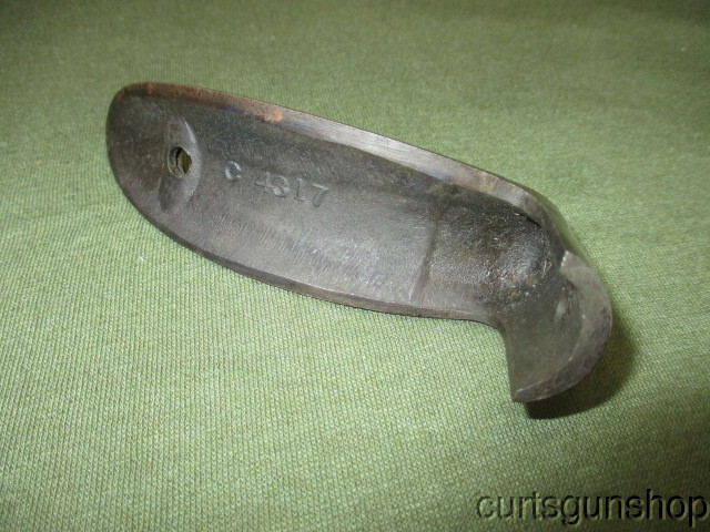VINTAGE WINCHESTER CURVED STEEL CRESCENT RIFLE BUTTPLATE | eBay