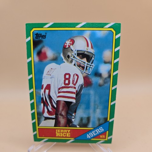 1986 Topps Jerry Rice Rookie Card RC #161 San Francisco 49ers | eBay