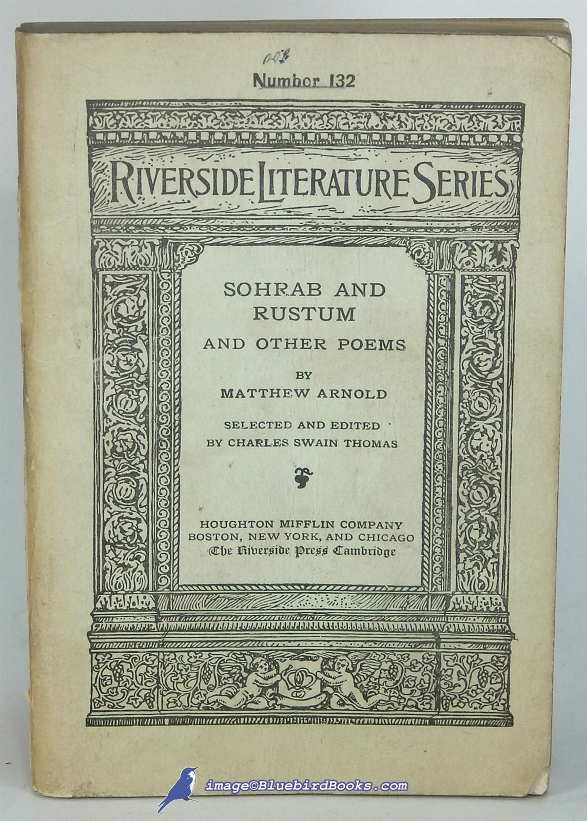 Sohrab and Rustum & Other Poems of Matthew ARNOLD: Riverside Lit ...