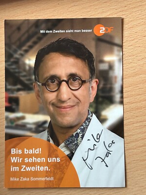 Mike Zaka Sommerfeldt - SOKO Stuttgart - Autogrammkarte orig. signiert ...