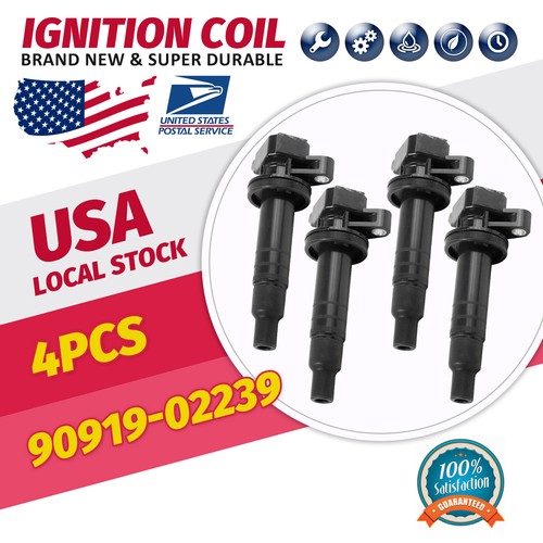 4X Ignition Coil Top Performance For Toyota Corolla Celica Matrix 1.8L ...