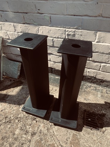 ATACAMA SE24. Classic. Rare. SPEAKER STANDS BLACK METAL 61cm TALL | eBay UK