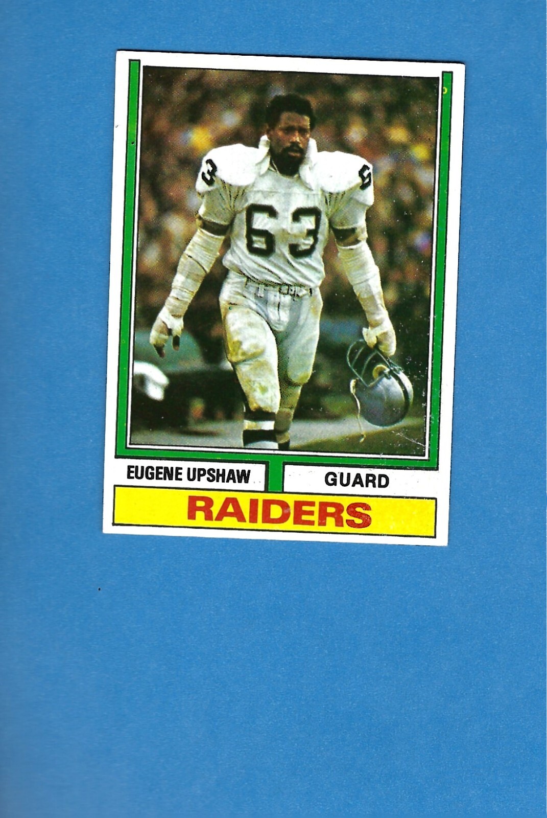 1974 Topps #65 Eugene Gene Upshaw Raiders HOF EXMT to Near MINT | eBay