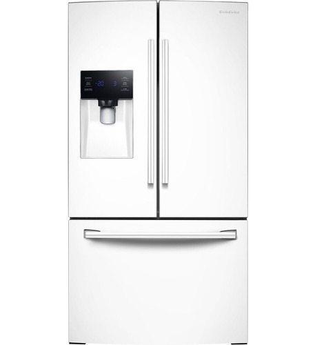 Samsung RF263BEAEWW 36" White French Door Refrigerator for sale online ...