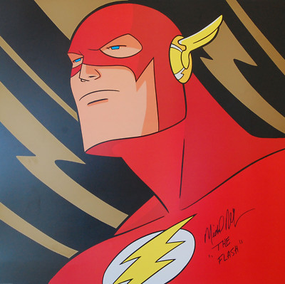 WB SQ LITHOGRAPH OF THE FLASH SIGNED BY MICHAEL ROSENBAUM | eBay