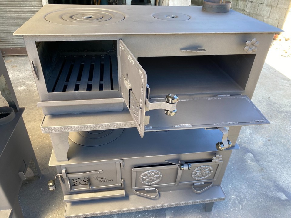 Large Cooking Stove Oven stove wood coal stove Handmade cook stove wood ...