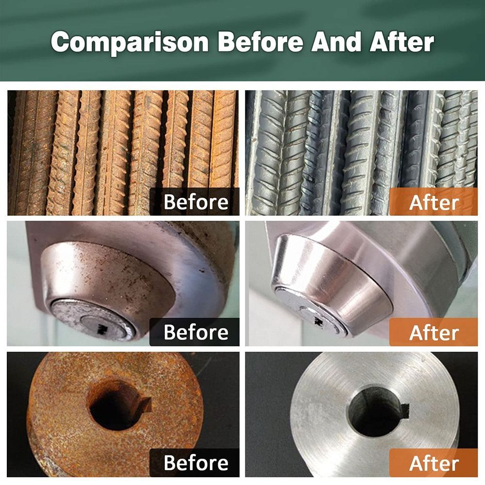 Stainless Steel Stud Rust Removal Tool Universal Hub Cleaning Disc ...