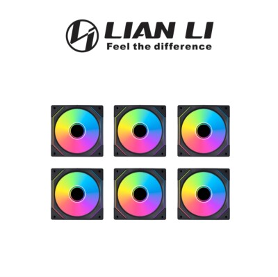 Lian Li UNI FAN SL Infinity 120 Black x 6 + Controller | eBay UK