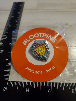 Loot Crate April 2016 Quest Pin Exclusive Pin from Loot Crate Brand NEW ...