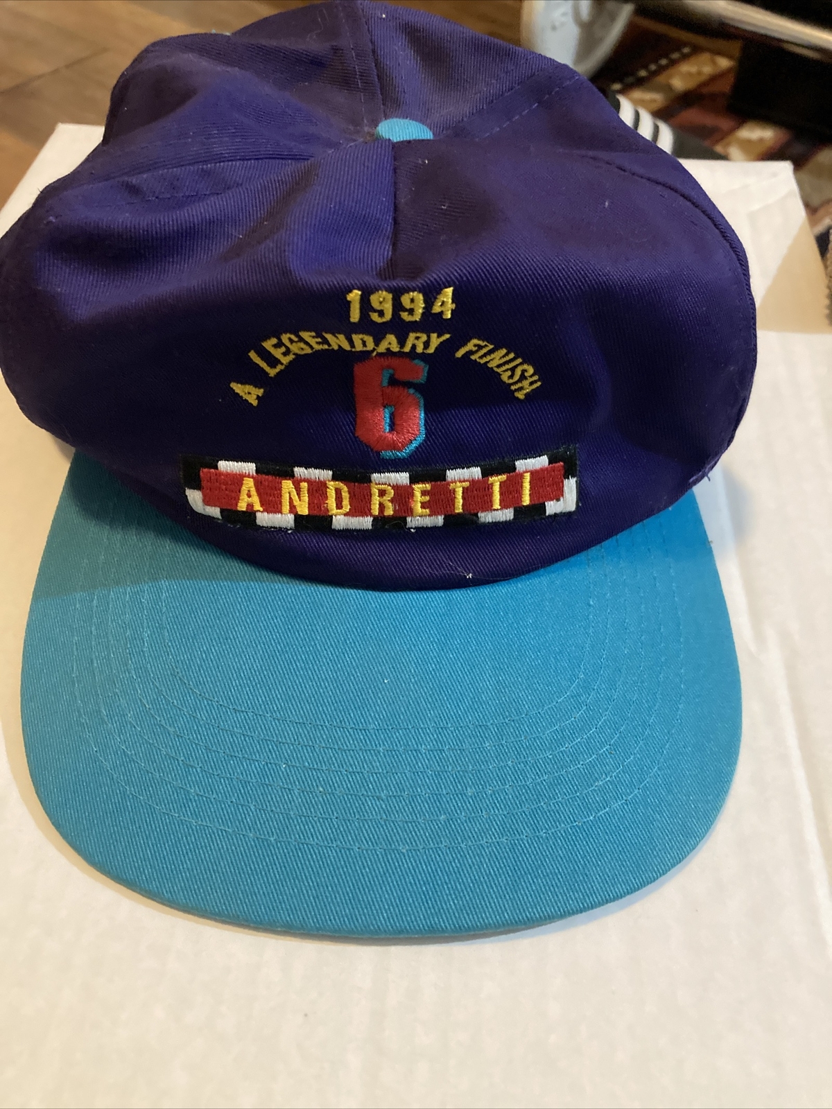 Vintage Mario Andretti 6 Legendary Finish Racing Texa… - Gem