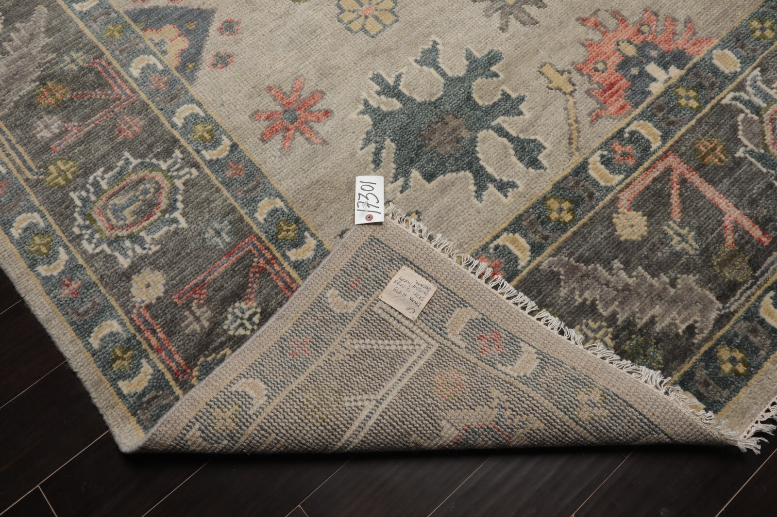 LoomBloom Multi Size Muted Turkish Oushak Hand Knotted 100% Wool Area ...