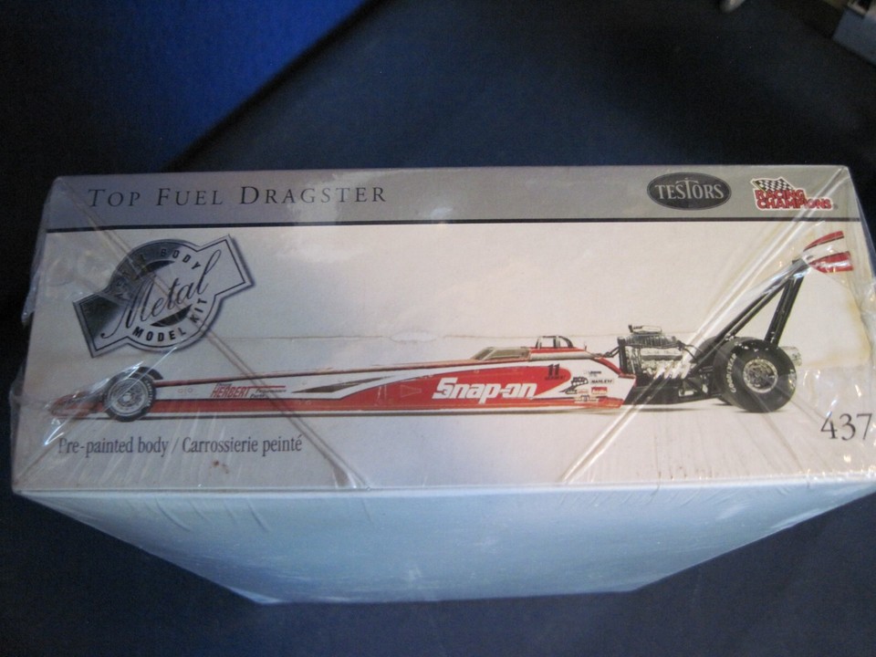Testors Racing Champions Metal dragster Model Limited Edition Factory ...