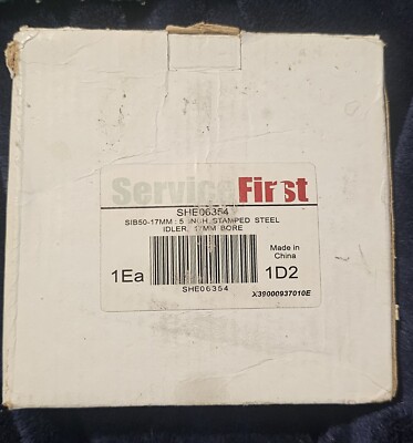 Service First Trane SHE06354 5" Stamped Steel Idler 17mm Bore (NEW) | eBay