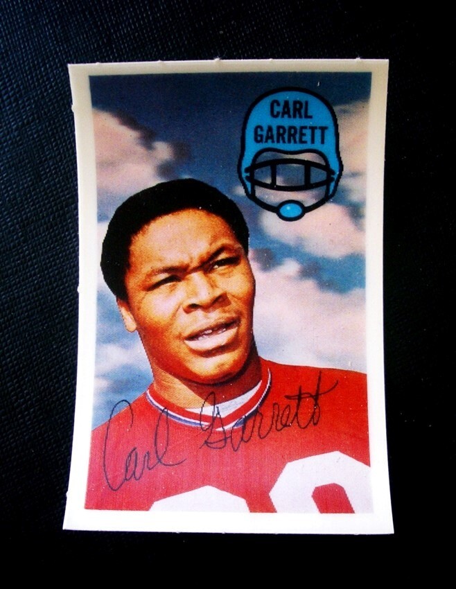 1970 Kellogg's #27 Carl Garrett BOSTON PATRIOTS ~ NM/MT | eBay