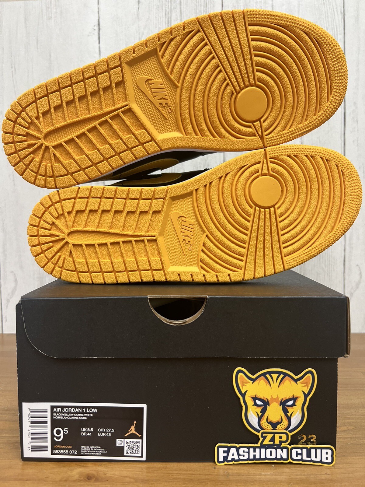 Air Jordan 1 Low Yellow Ochre 553558-072 | eBay