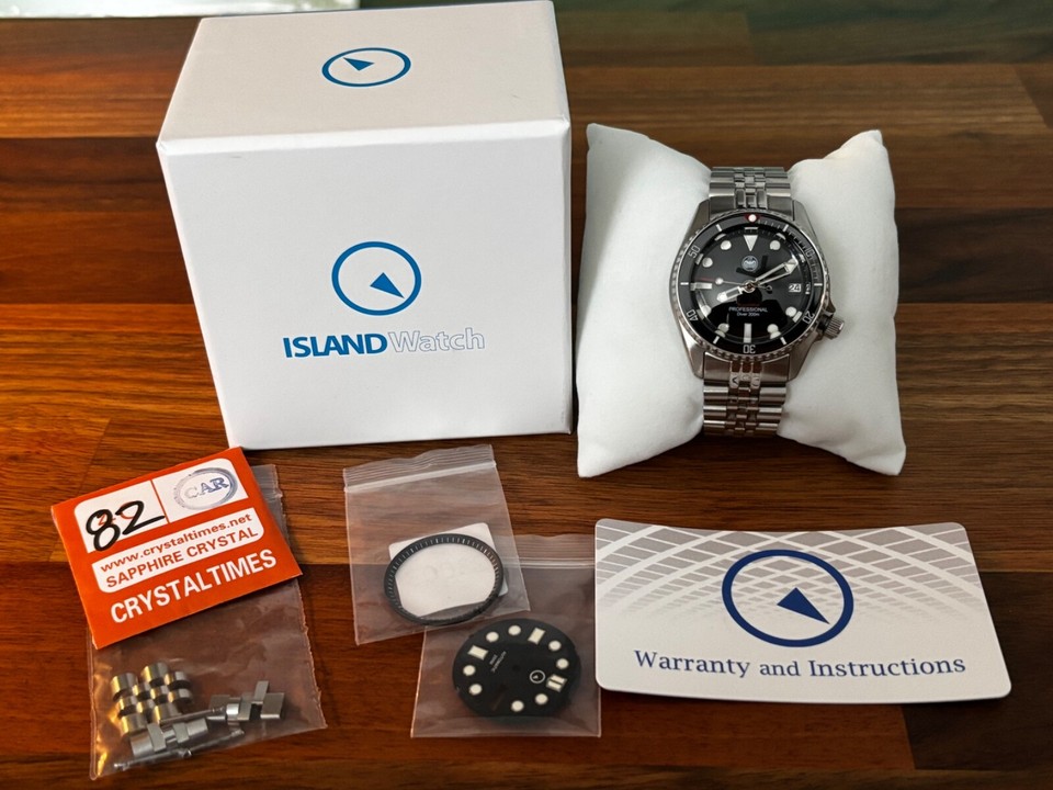 Islander 38mm Automatic Dive Watch #ISL-05 (SEIKO SKX013 similar) James ...