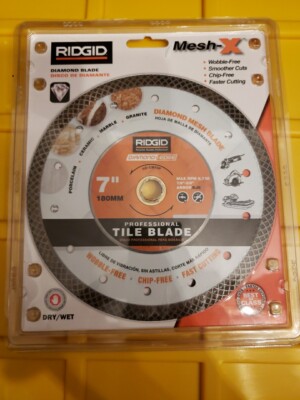Ridgid Turbo Mesh Rim Diamond Blade 7/8"-5/8" Arbor 7" HD-CM70P ...
