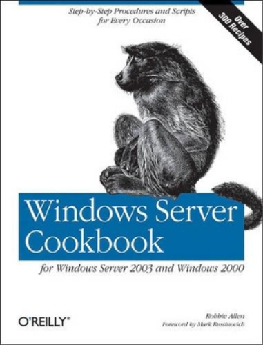 Robbie Allen Windows Server Cookbook (Poche) 9780596006334 | eBay