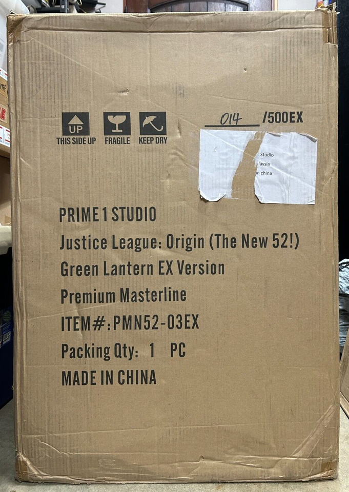 GREEN LANTERN New 52 1:4 Premium Masterline Statue #14/500EX Sideshow ...