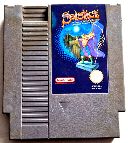 JEU NINTENDO NES " SOLSTICE " PAL VERSION, EN LOOSE FRANCAIS !! | eBay