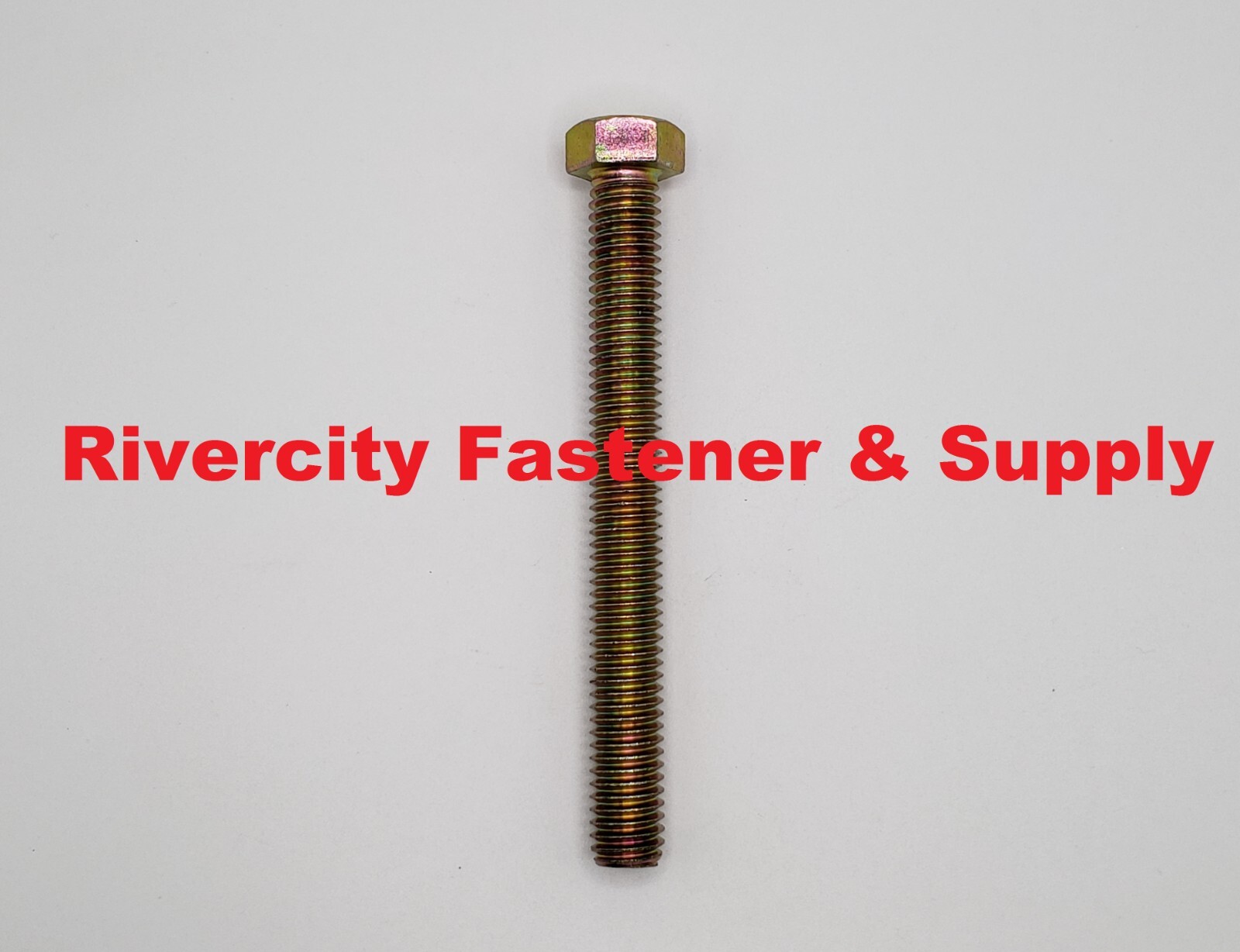 7/16-14 x 4 Tap Bolts Grade 8 Hex Head Screws 7/16x14x4 Full Thread 7 ...