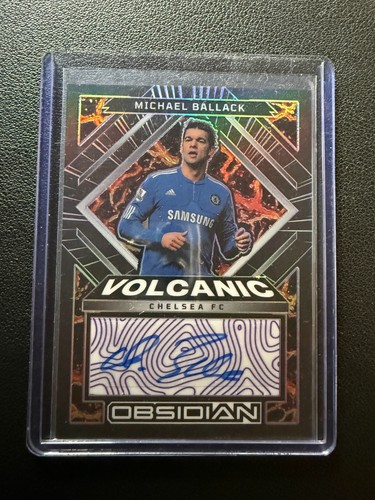 Panini Obsidian Michael Ballack /5 Autograph Deutschland FC Chelsea ...