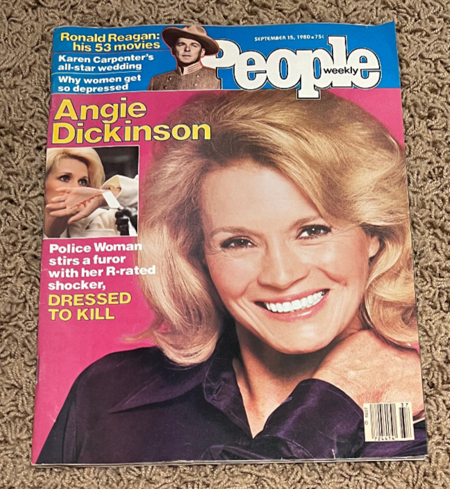 People Magazine Sept 15 1980 ANGIE DICKINSON Ronald Reagan Karen ...