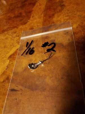 25 1/16 oz Wobble Head Jigs #4 #2 #1 Bronze Sickle Hooks You Choose | eBay
