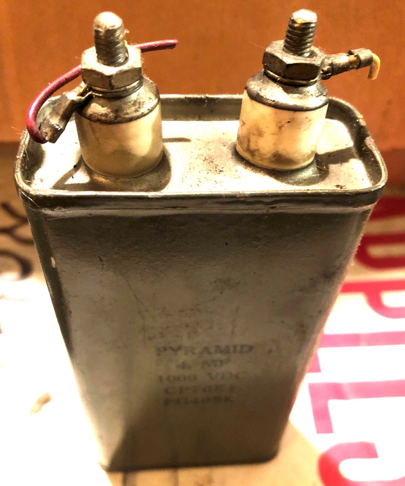 Pyramid Capacitor Can Oil Filled Cap 1000 volt 4 MF Vintage Hi-Fi | eBay
