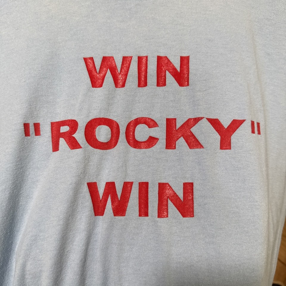 Philly Retro Colors Rocky Balboa Win Rocky Win Tee Short Sleeve Shirt ...