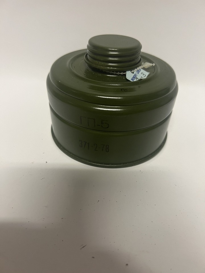 Genuine Soviet era ussr gas mask filter canister replacement cartridge ...