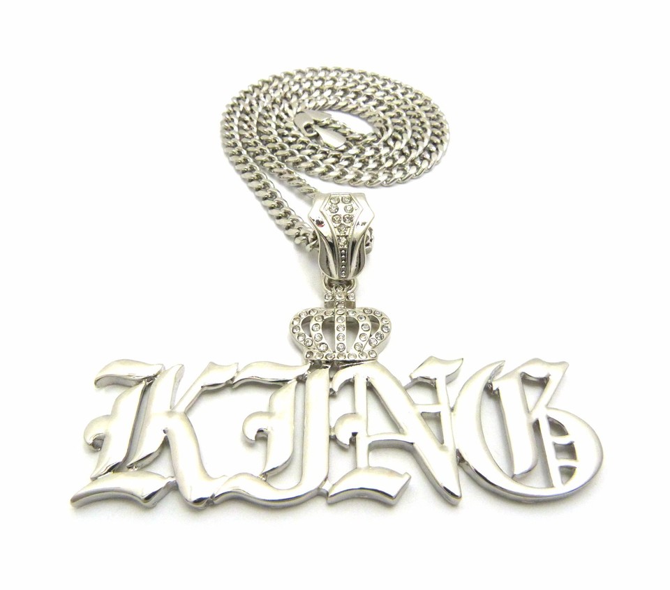 NEW CROWN KING PENDANT & 6mm/27" CUBAN CHAIN HIP HOP NECKLACE - RC2521R ...
