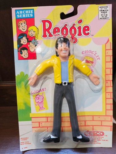 Jesco Archie Series Reggie Bendable PVC Figure Vtg 1989 Yellow Jacket ...
