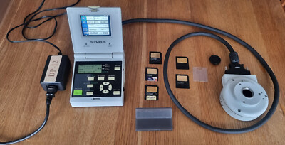 Olympus DP12 microscope camera, C-mount, controller, display, cables, exc. cond. | eBay.de