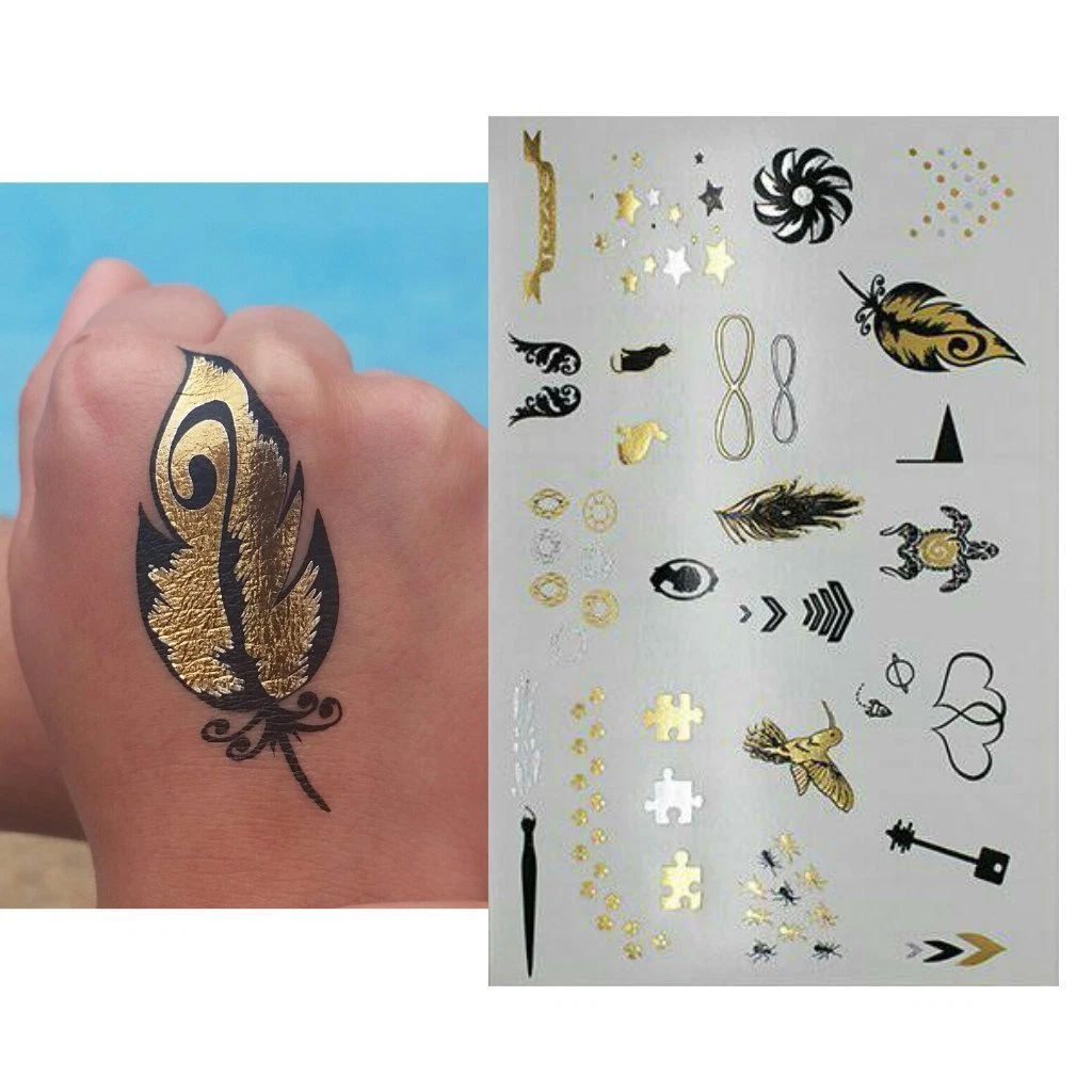 Permanent Metallic Tattoos