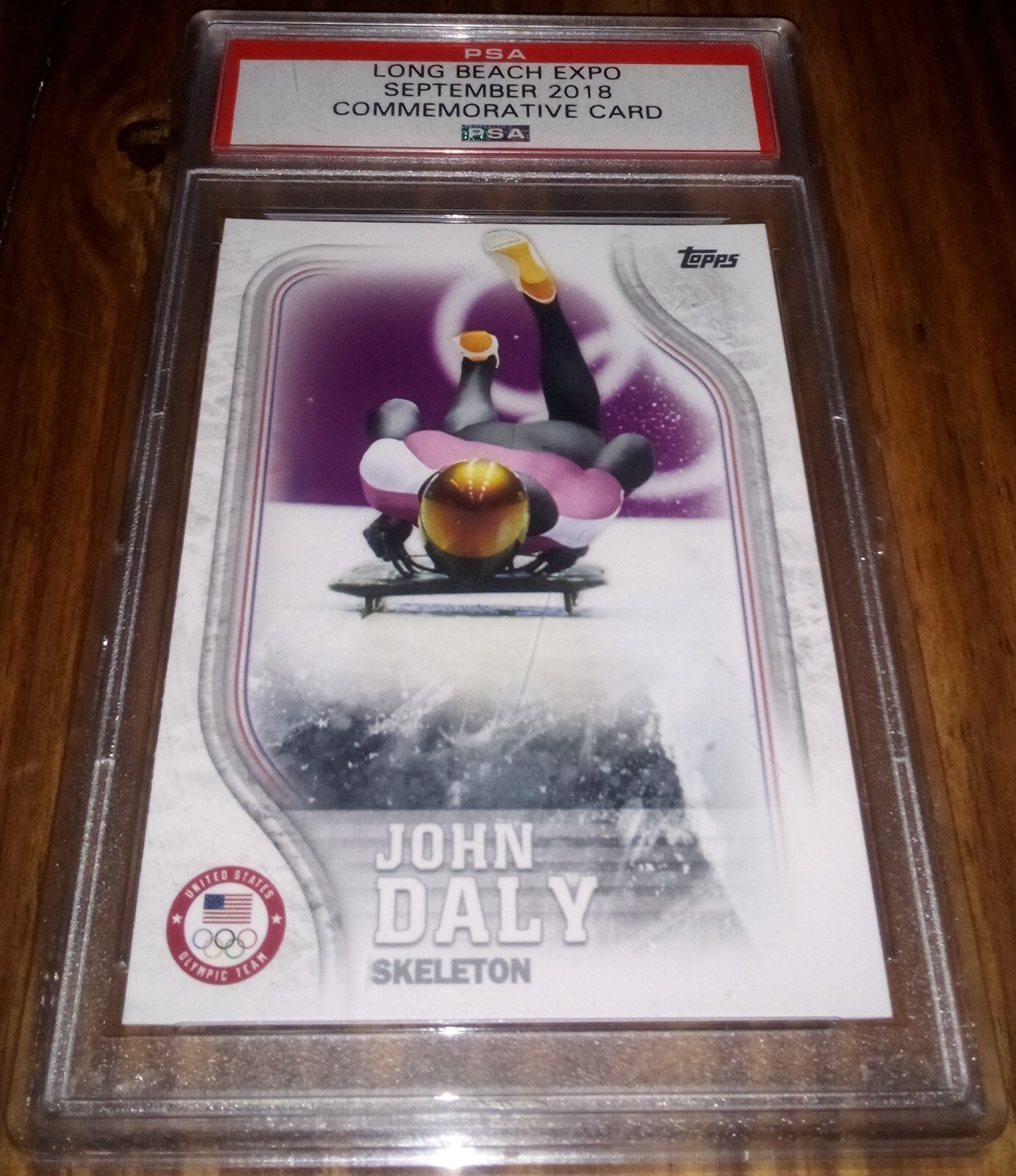John Daly PSA Sealed Olympic Long Beach Expo September 2018 ...