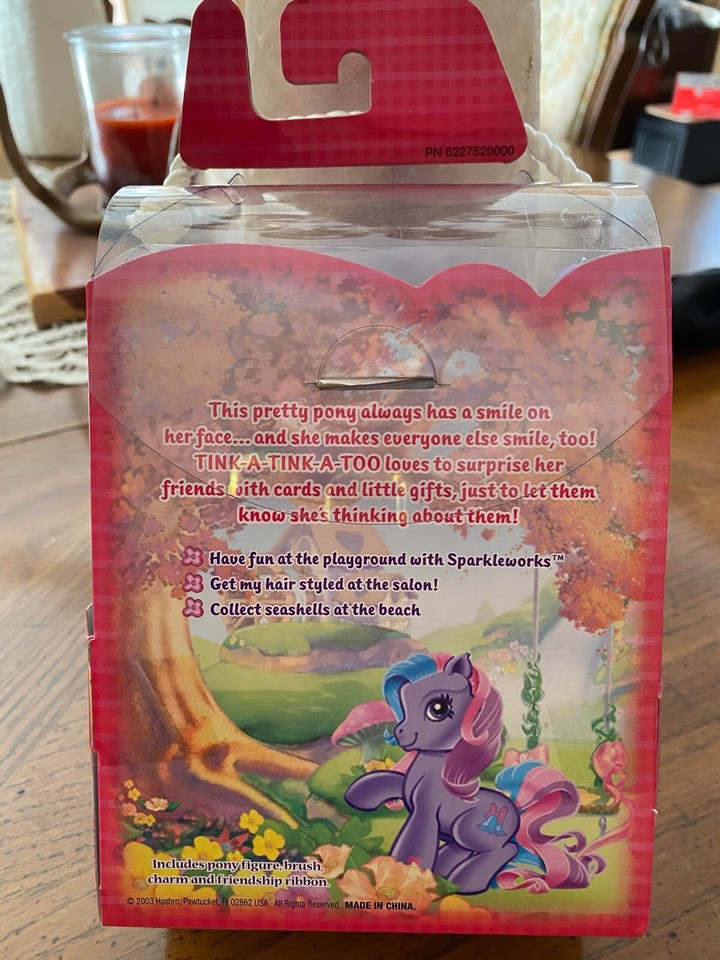 My Little Pony MLP G3 Tink-a-Tink-a-Too Tink 2003 Charm NIP MOC MIB | eBay