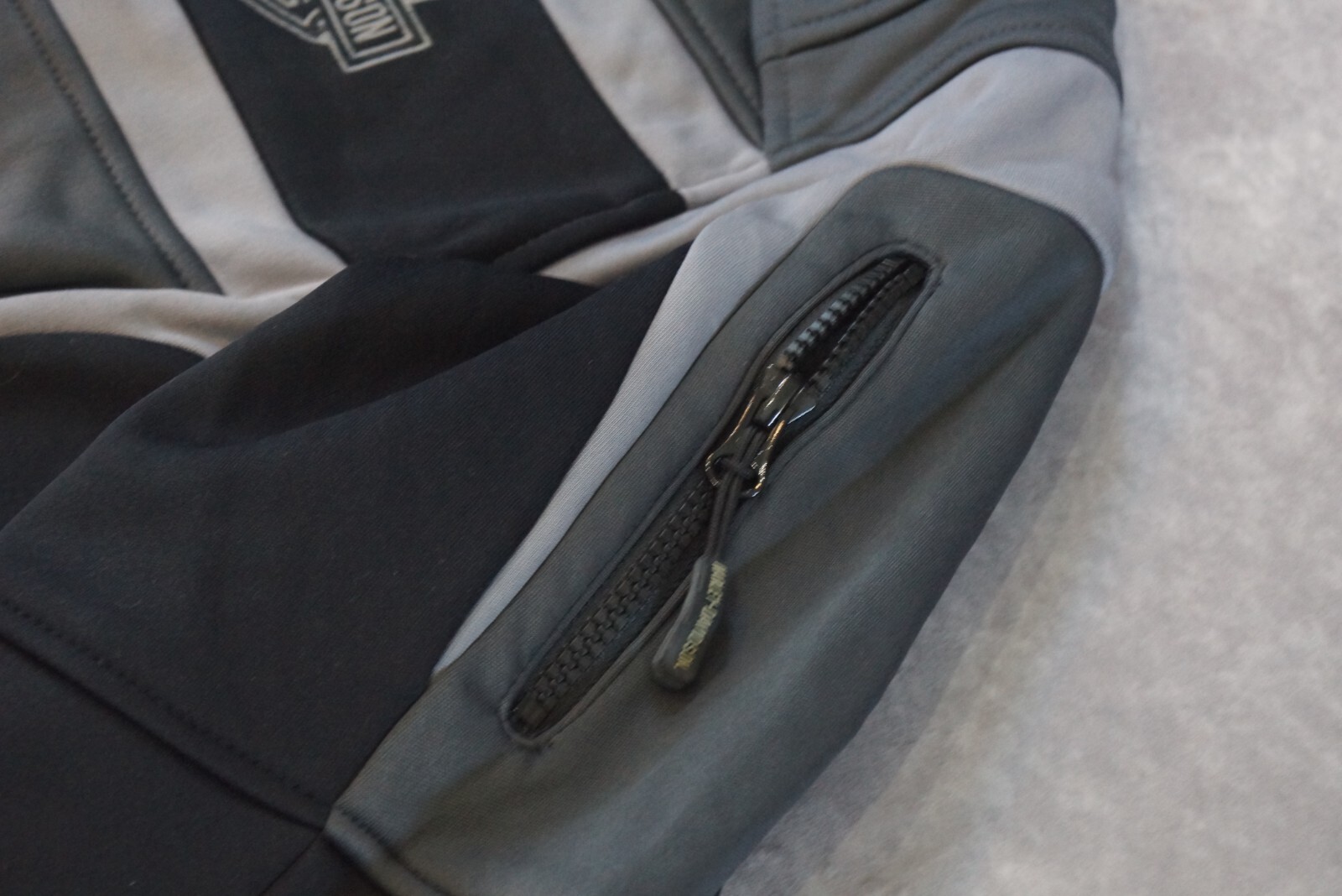 Harley Davidson Men's Juncture Grey Black Shirt Soft Shell Jacket 97495 ...