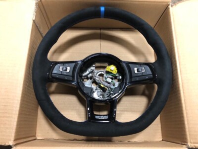 VW Volkswagen Golf R MK7 MK7.5 Alcantara Steering Wheel GTD GTI GT SE ...