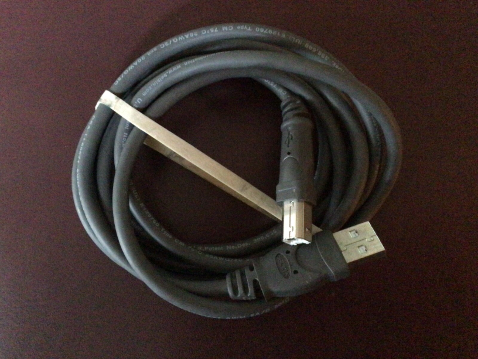 CSA AWM A/B 80 C 150V FT4 LL80671 Belkin Pro Series USB Shielded 6 Ft ...