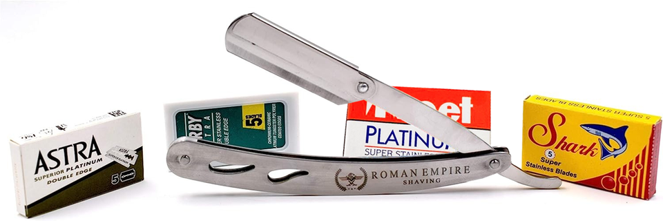 Roman Empire Shaving Mars Shavette Razor with 20 Blades | eBay