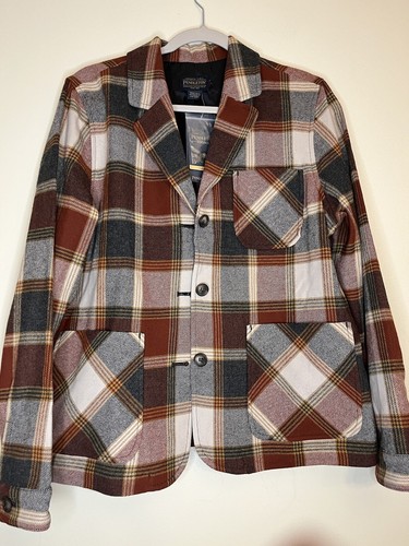 Pendleton Shirt Jacket Women's Large 100% Virgin Wool New With Tags NWT | eBay