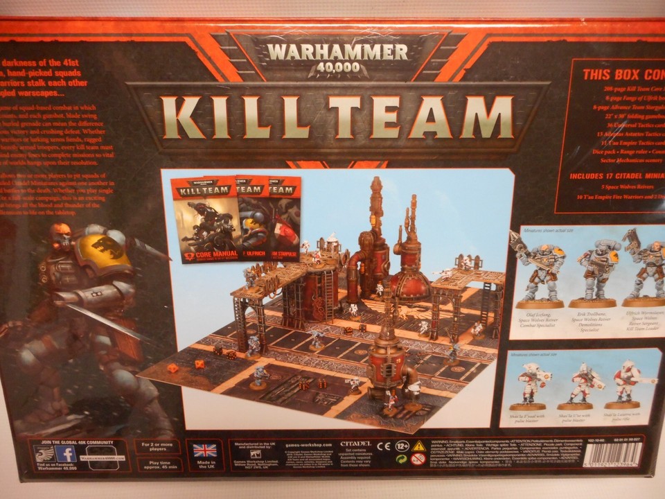 Warhammer 40K Kill Team Starter Set Space Wolves Tau Empire Starpulse ...