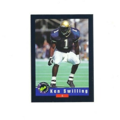 NFL 1992 Classic Blister Football KEN SWILLING #15 Georgia Tech Yellow ...