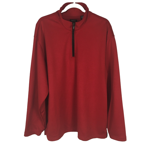 Izod XFG 1/4 Zip Pullover Sweatshirt Men's XL Red Long Sleeve Golf ...