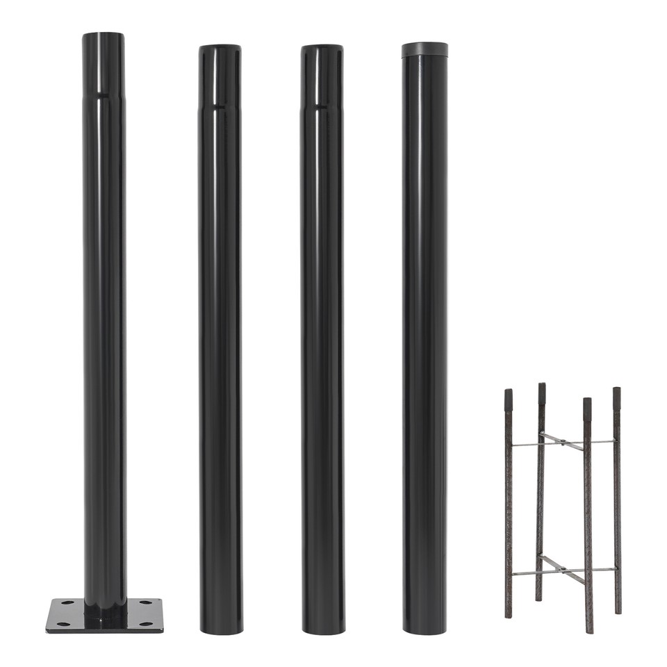 Outdoor Split Street Light Floor Mount Pole Courtyard Street Lighting ...