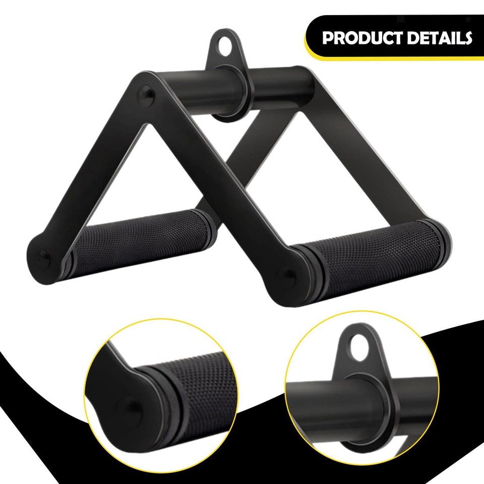 Double D Row Handle Steel Triangle V Bar for Strength Training Device ...