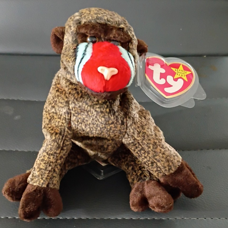 Ty Beanie Babies Monkey Orangutan Baboon Sloth Retired 1999 3+ Years | eBay